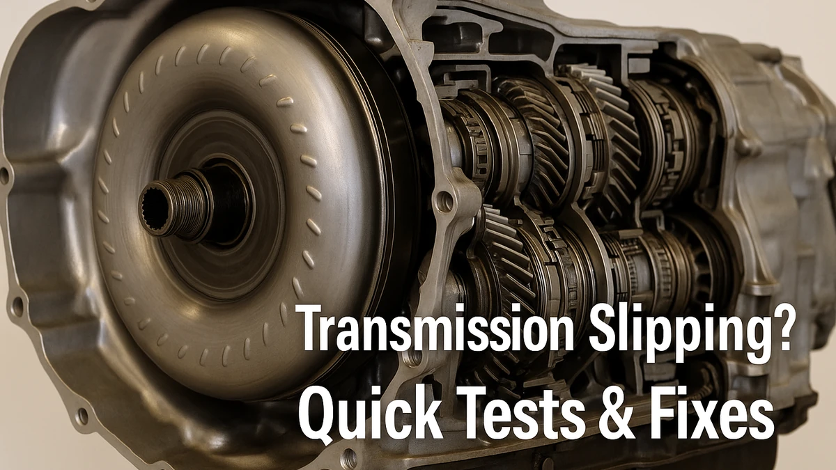 Transmission Slipping: 11 Causes, Quick Tests, Fixes & Cost