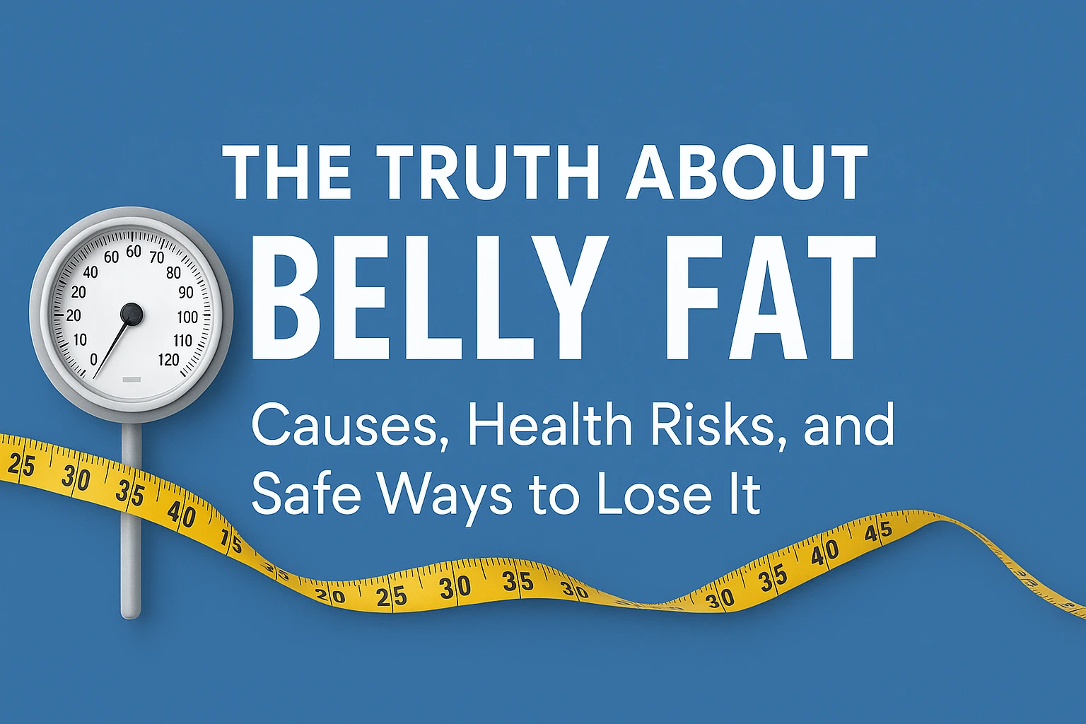 The Truth About Belly Fat: Causes, Health Risks, and Safe Ways to Lose It